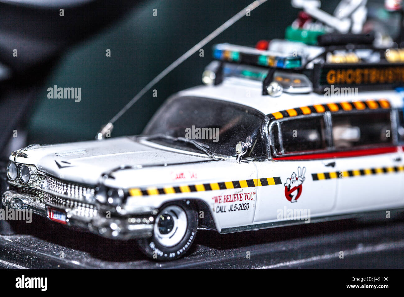 Ghostbusters ECTO-1 Vehicle Figure Stock Photo - Alamy
