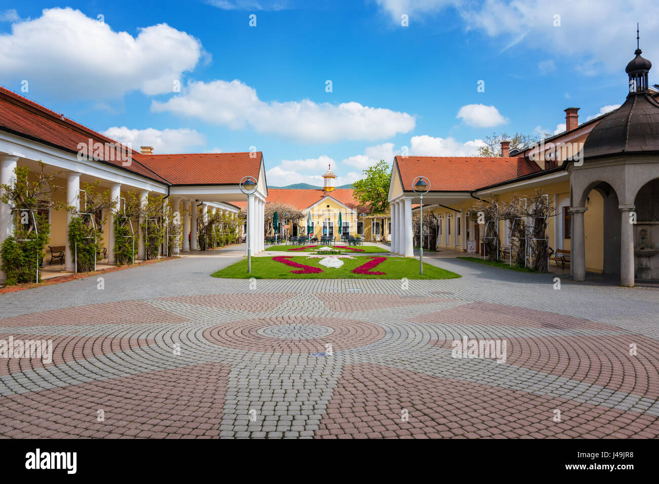 Napoleon Health Spa on spa island, Piestany Stock Photo - Alamy