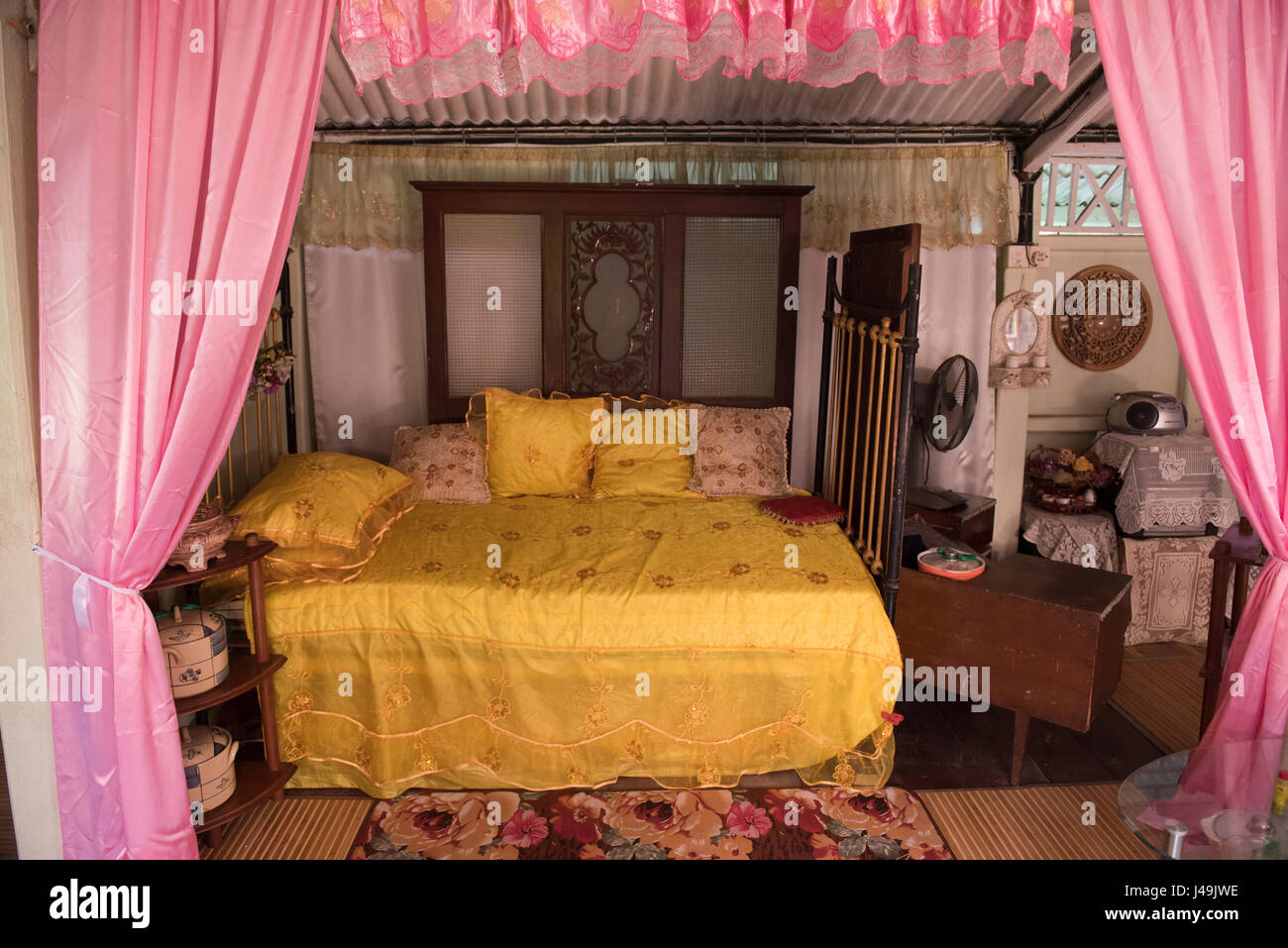 Interior of Villa Sentosa, preserved traditional home and living museum ...