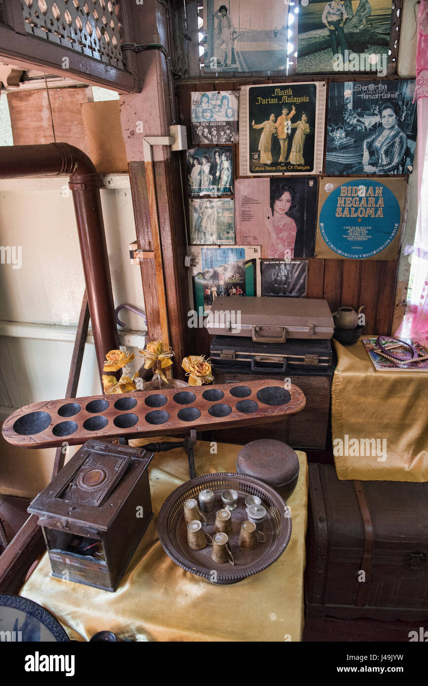 Interior of Villa Sentosa, preserved traditional home and living museum ...