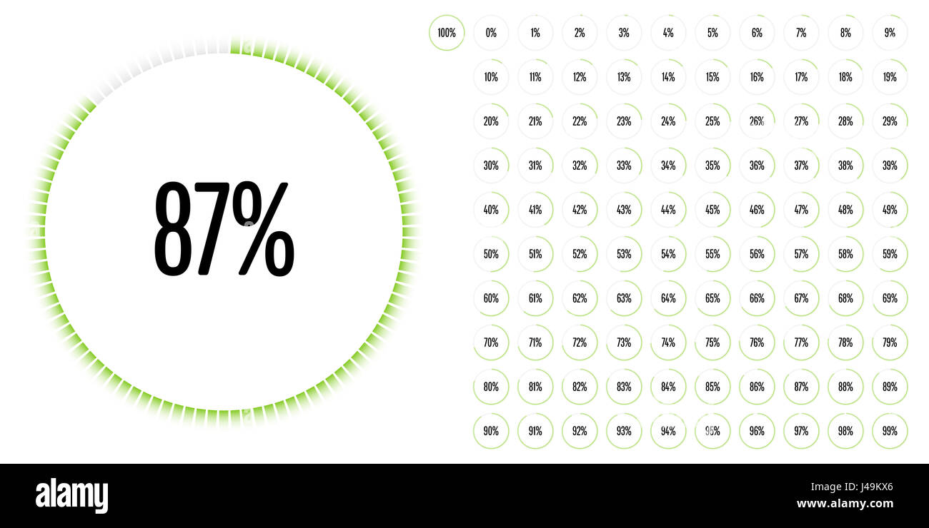 100 set green circle Cut Out Stock Images & Pictures - Alamy