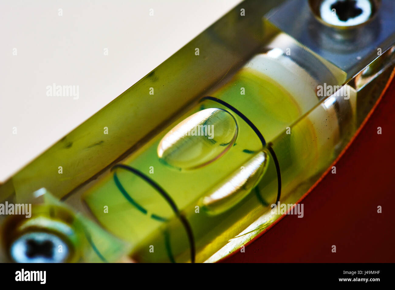 level tube closeup Stock Photo - Alamy