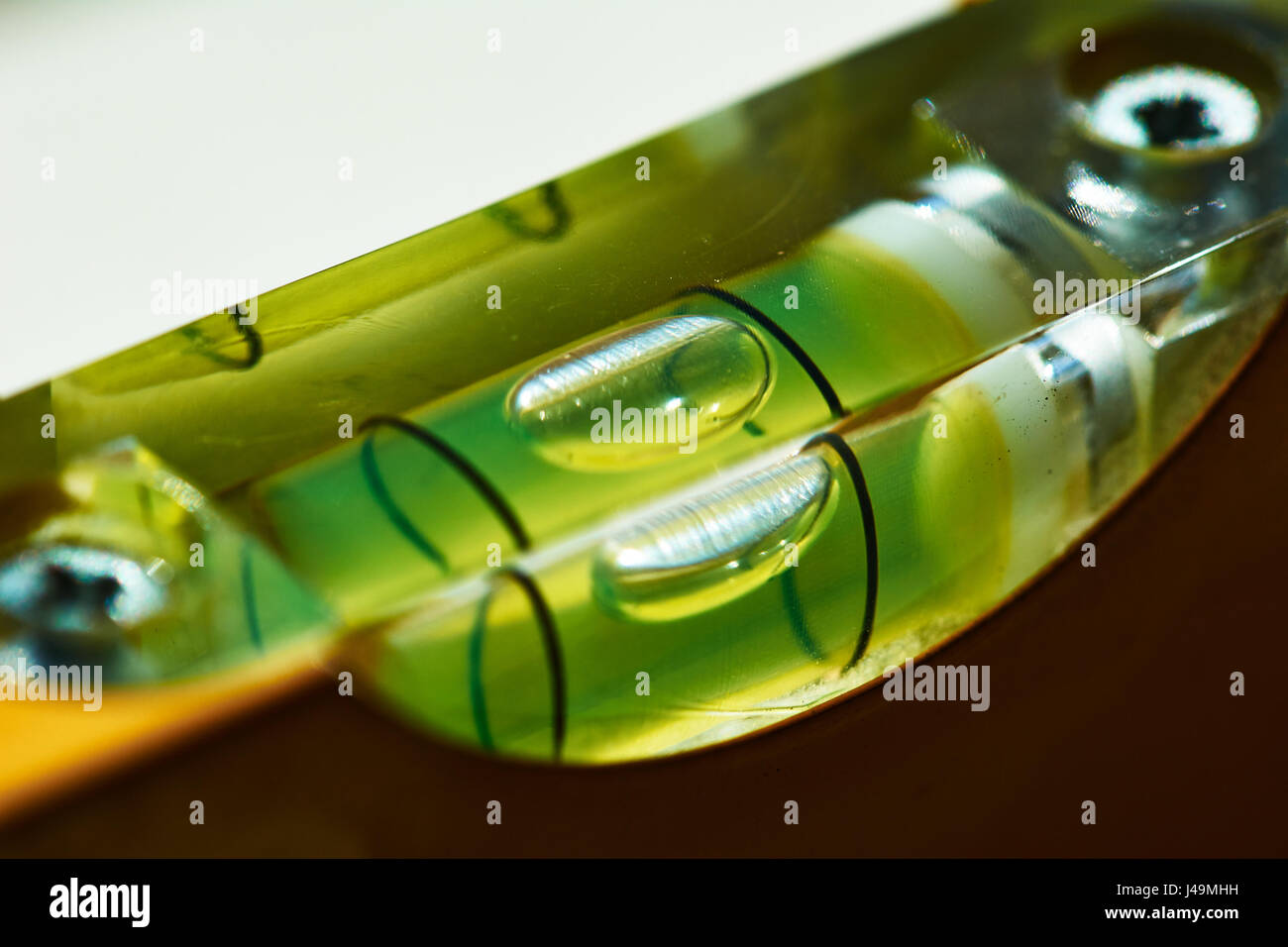level tube closeup Stock Photo - Alamy