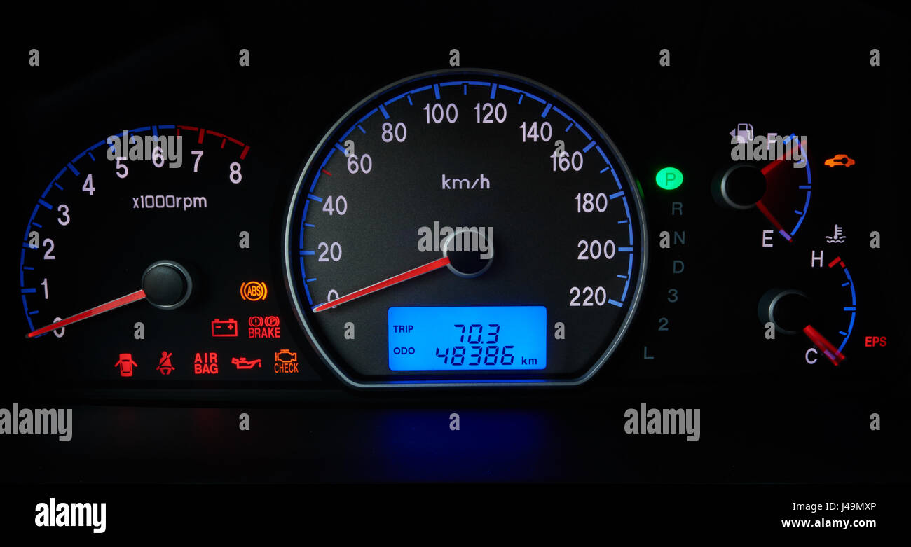 Car instrument panel Stock Photo - Alamy