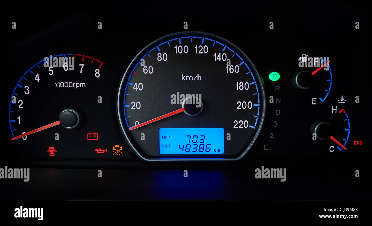 Car instrument panel Stock Photo - Alamy