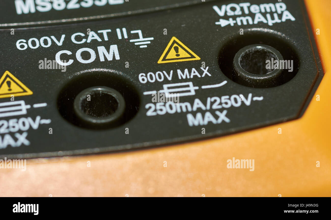 close up of multimeter, macro Stock Photo - Alamy