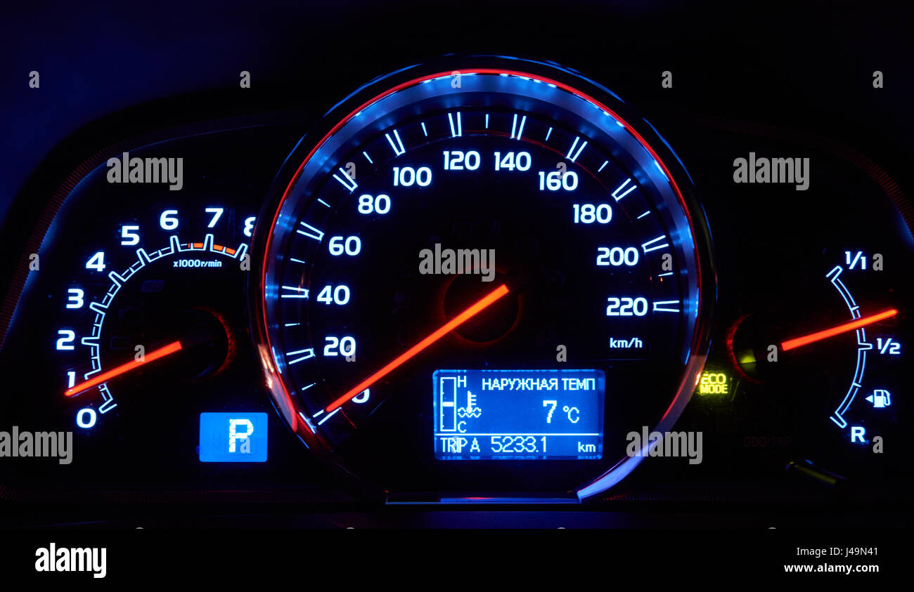 Car instrument panel Stock Photo - Alamy