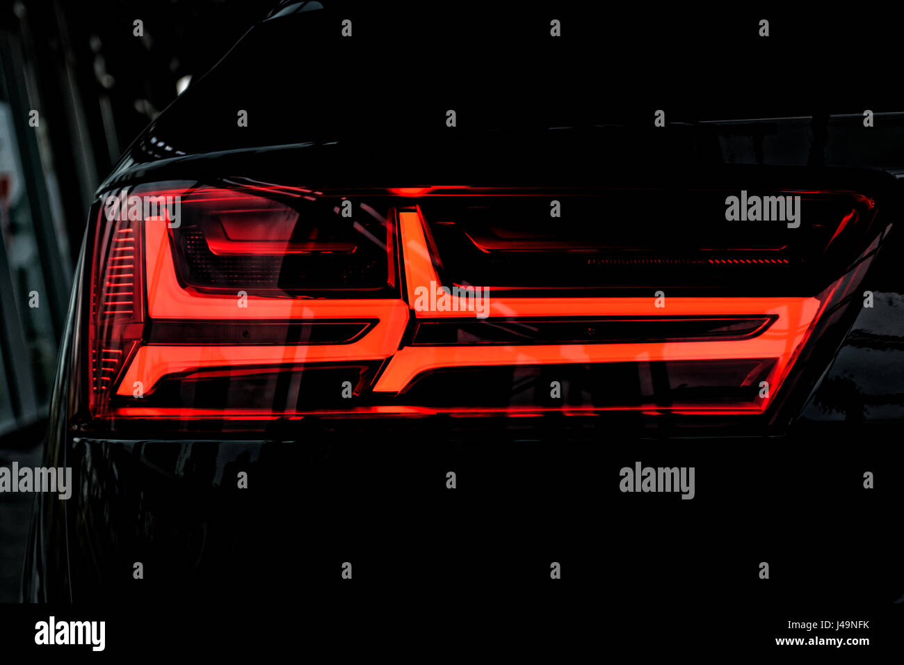 Rear light of a car Stock Photo - Alamy