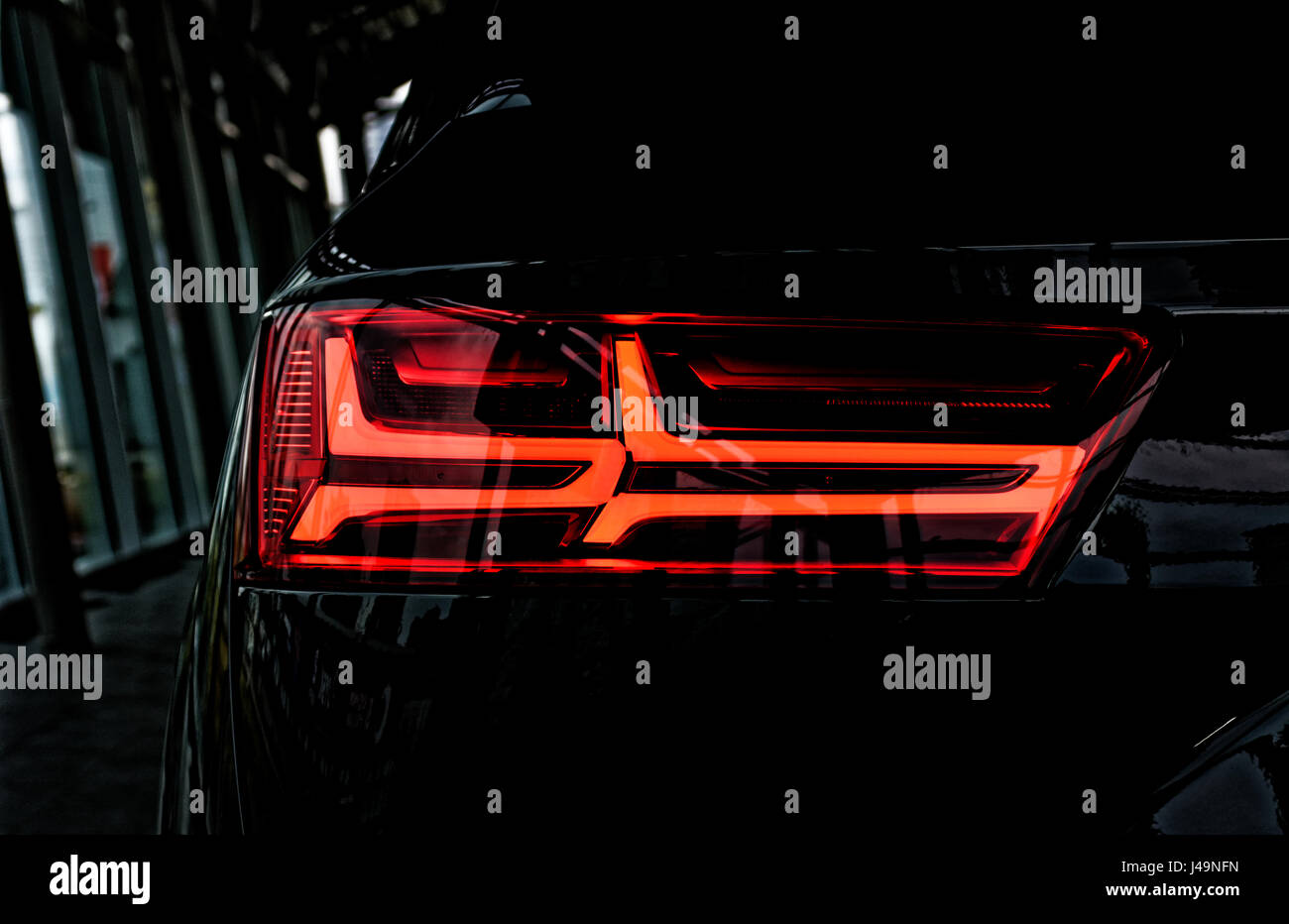 Rear light of a car Stock Photo - Alamy