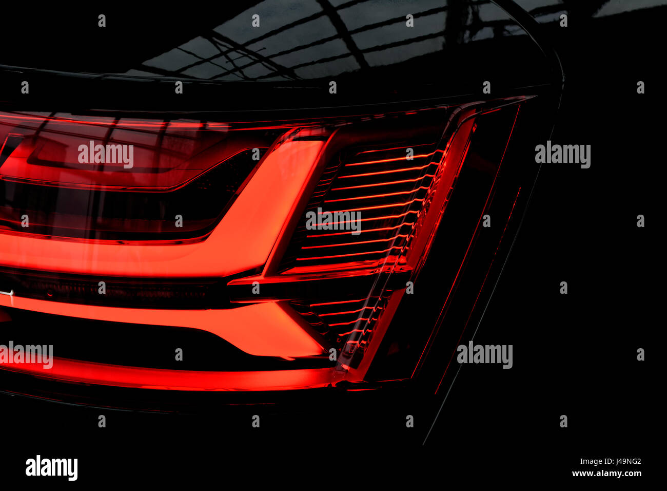 Rear light of a car Stock Photo - Alamy