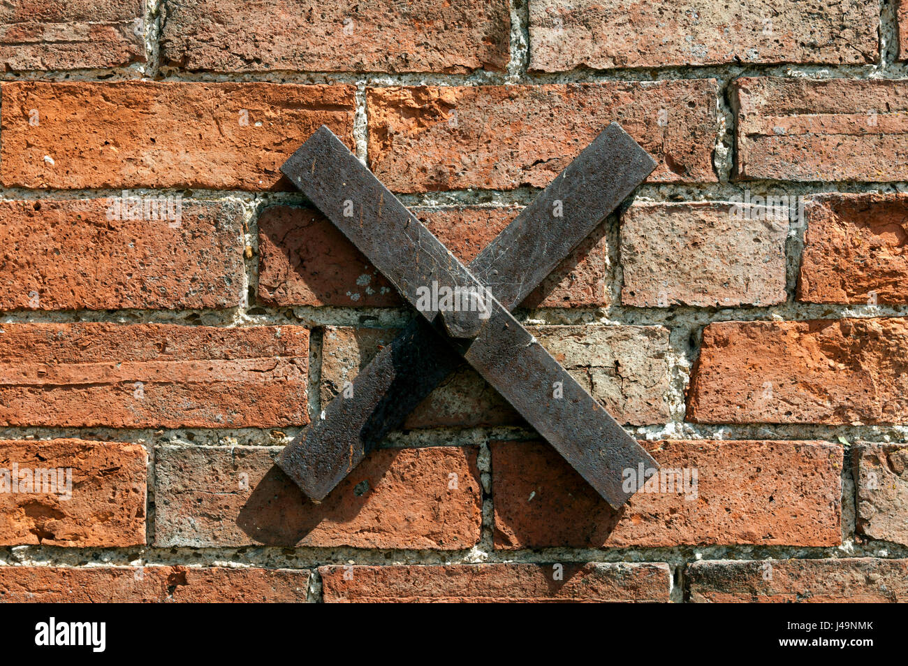 Iron wall reinforcement Stock Photo - Alamy