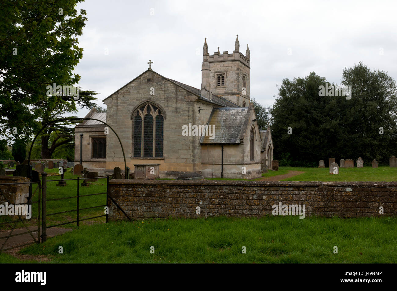 St. Nicholas Church, Overstone, Northamptonshire, England, UK Stock ...