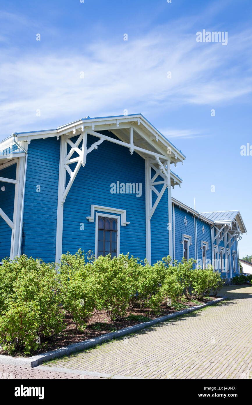 Blue house finland hi-res stock photography and images - Alamy