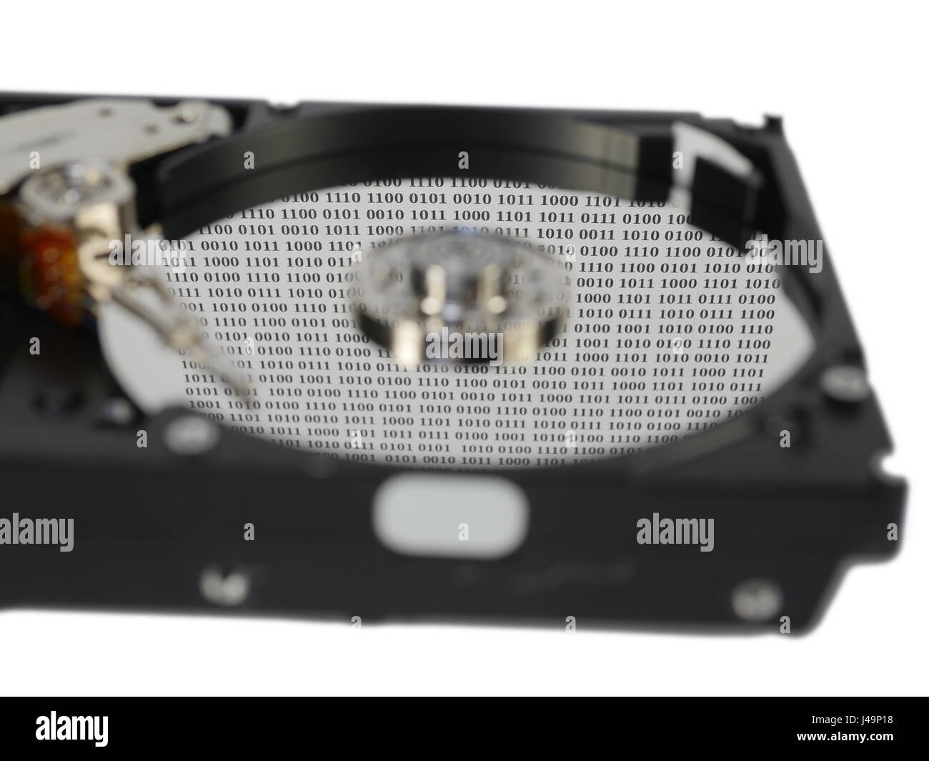 disc with data on white background Stock Photo - Alamy