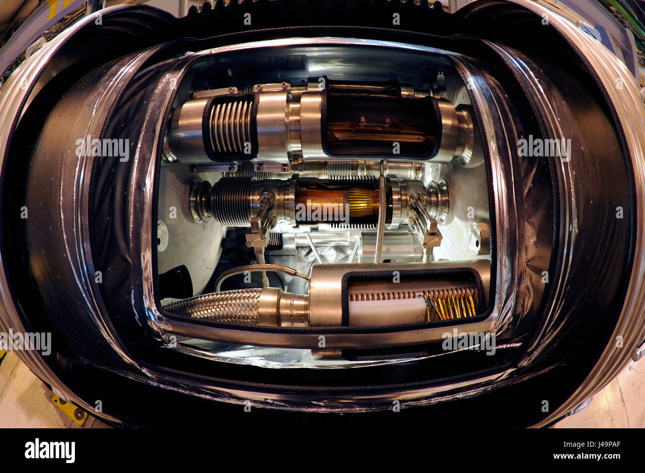 Part CERN's Large Hadron Collider Alice experiment, Atlas Stock Photo ...