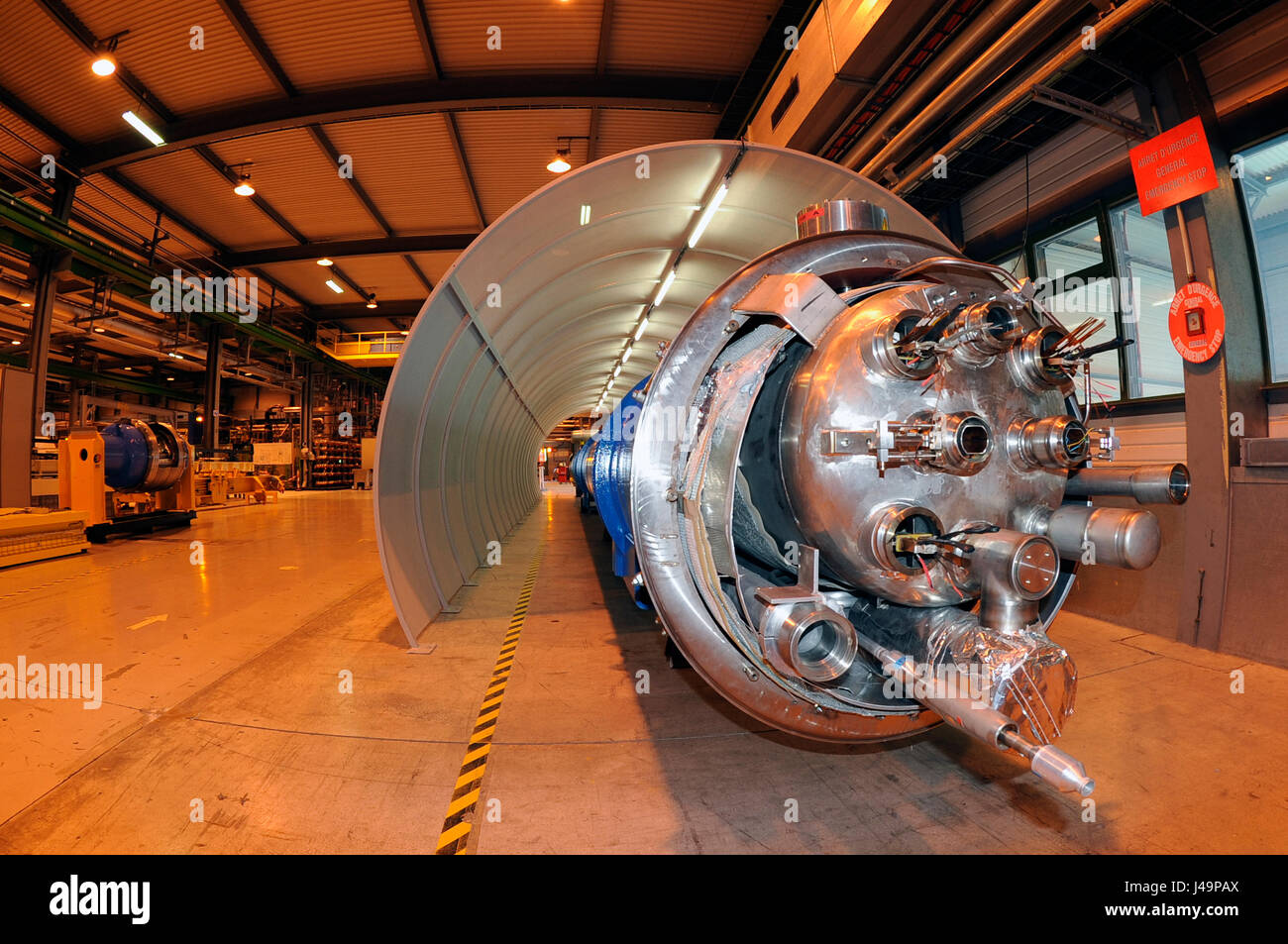 Part CERN's Large Hadron Collider Alice experiment, Atlas Stock Photo ...