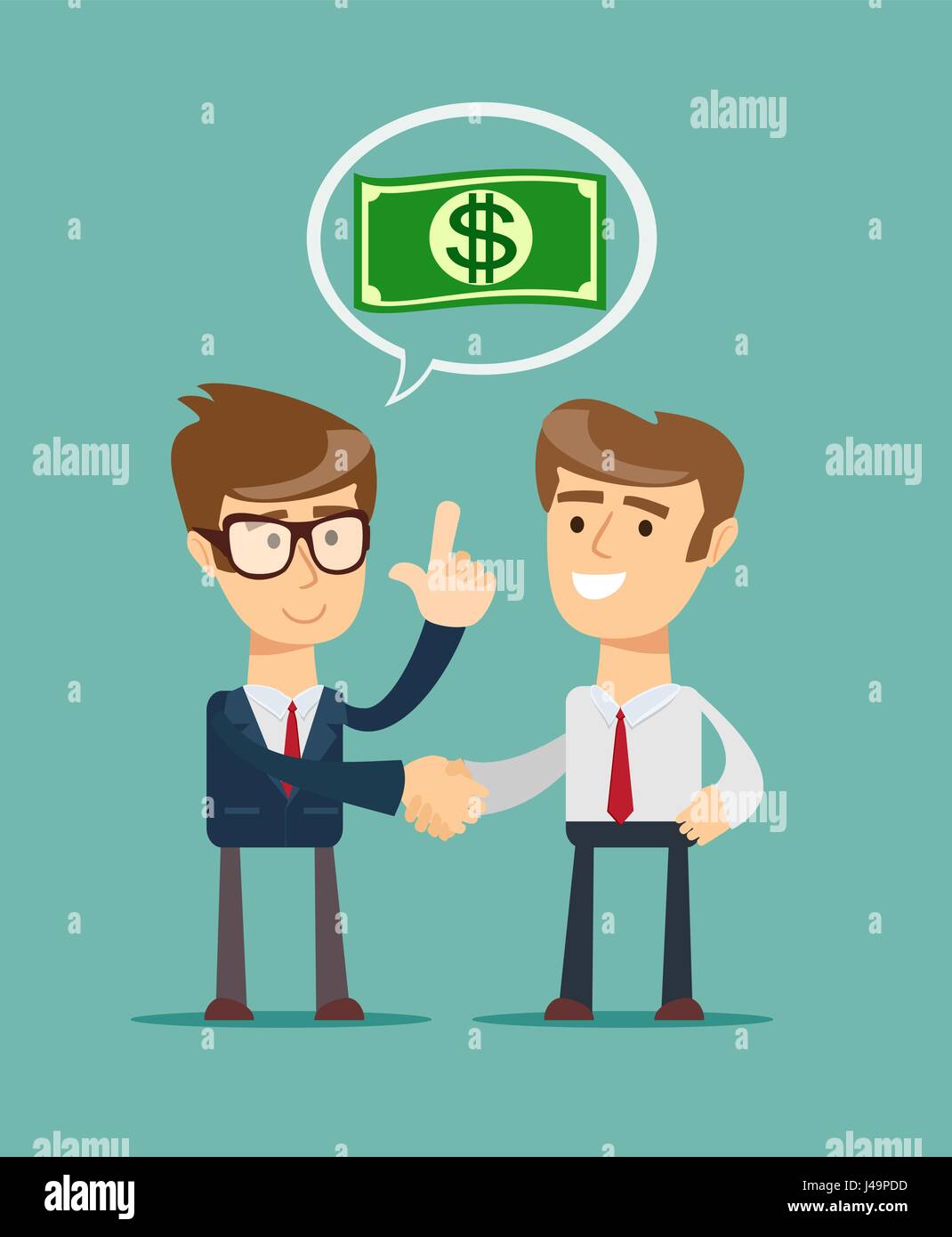 Handshake icon two hands Stock Vector Images - Alamy