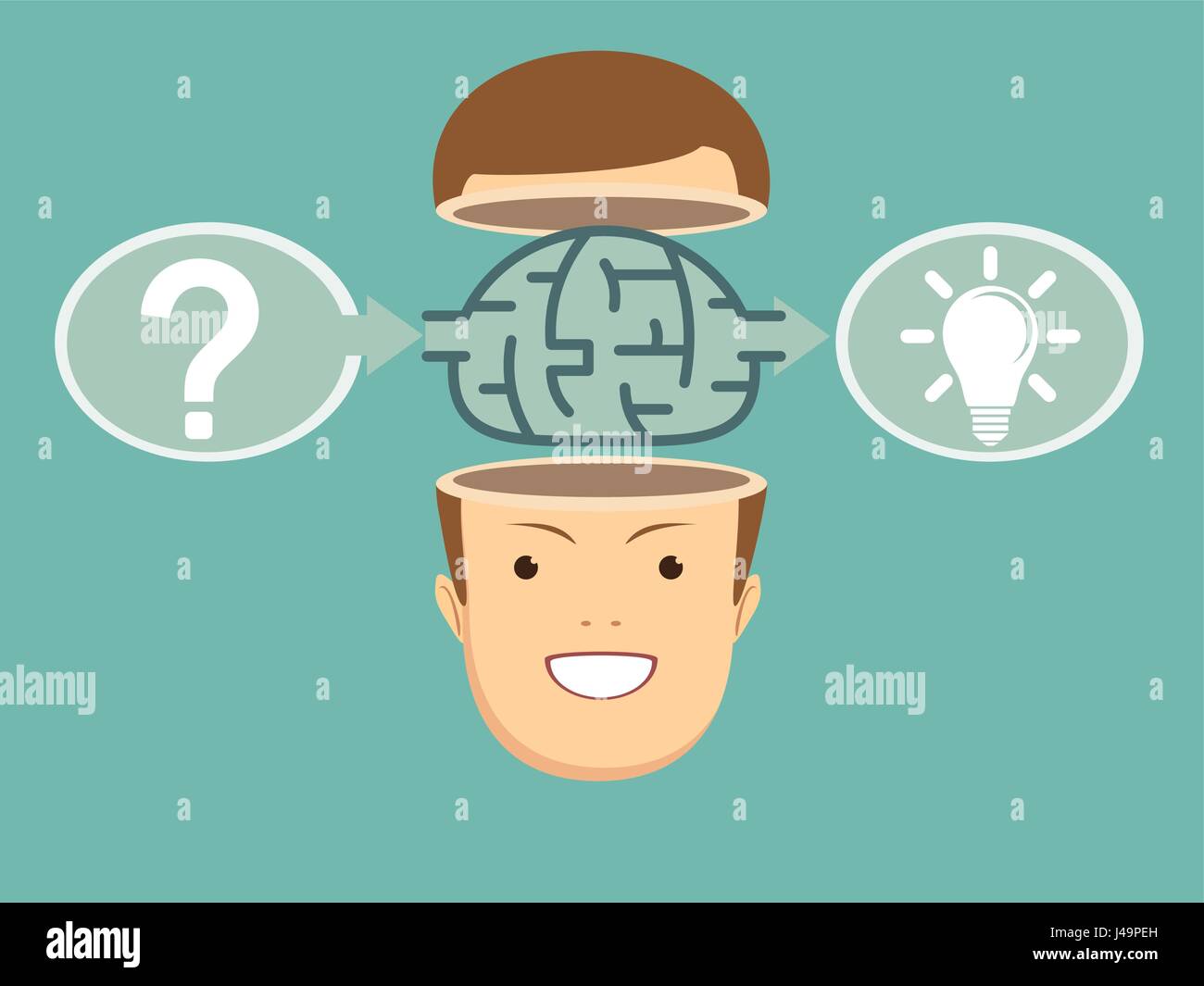 Brainstorm concept idea Stock Vector Image & Art - Alamy