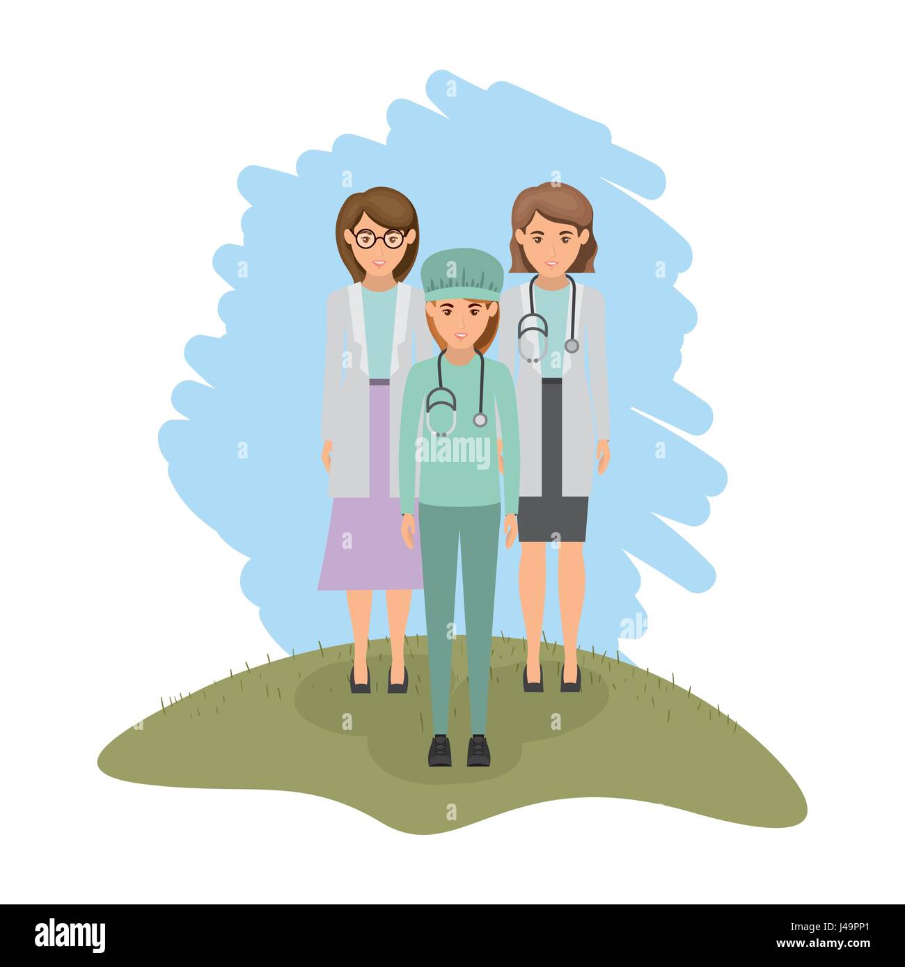 Employment landscape Stock Vector Images - Alamy