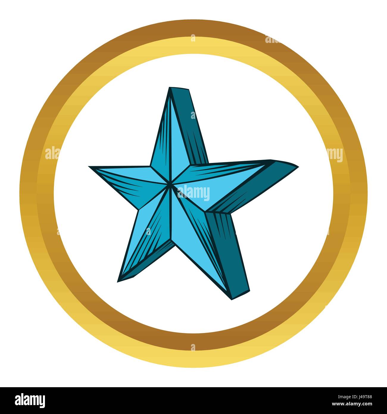 Star vector icon, cartoon style Stock Vector Image & Art - Alamy