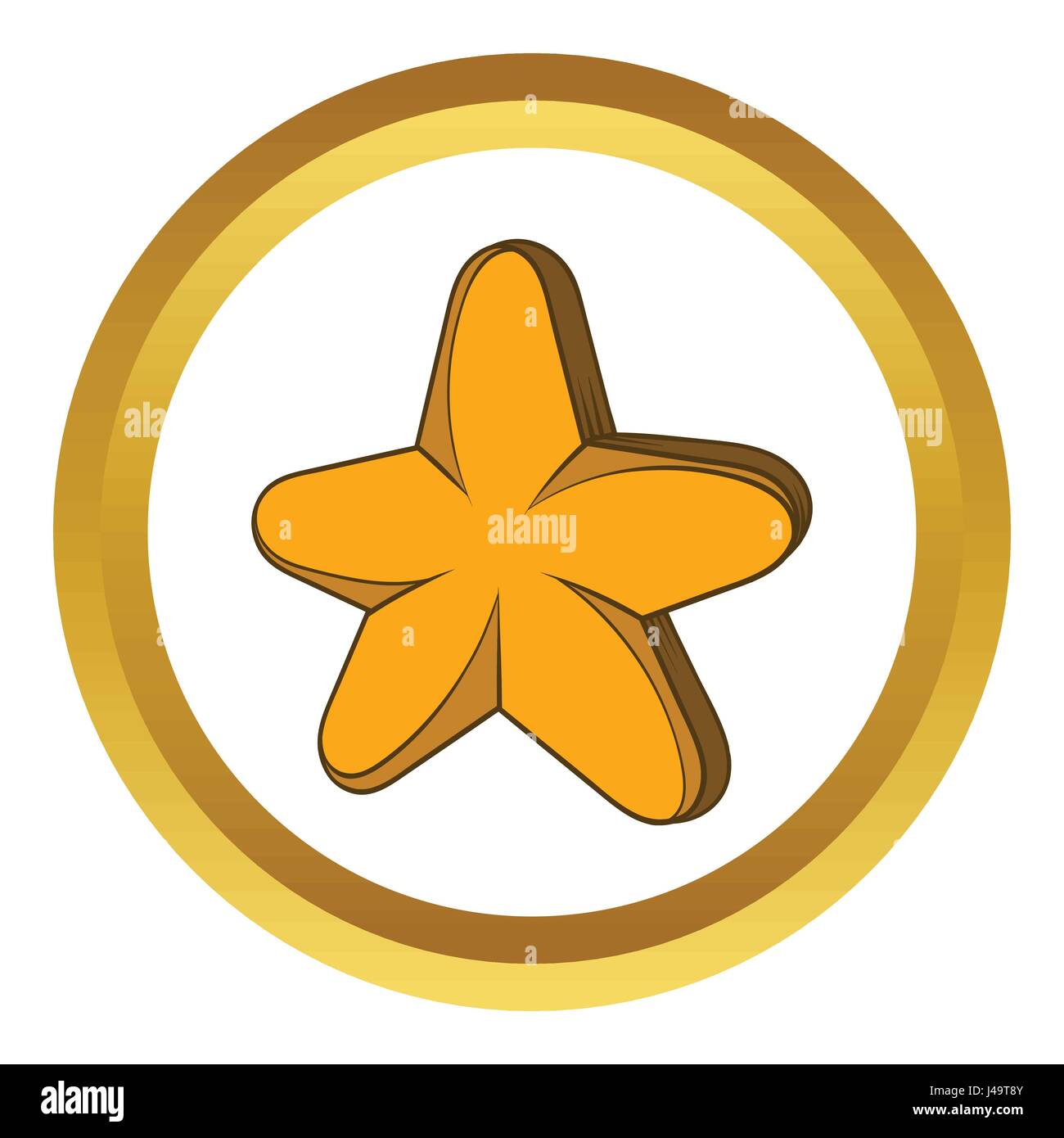 Star vector icon, cartoon style Stock Vector Image & Art - Alamy