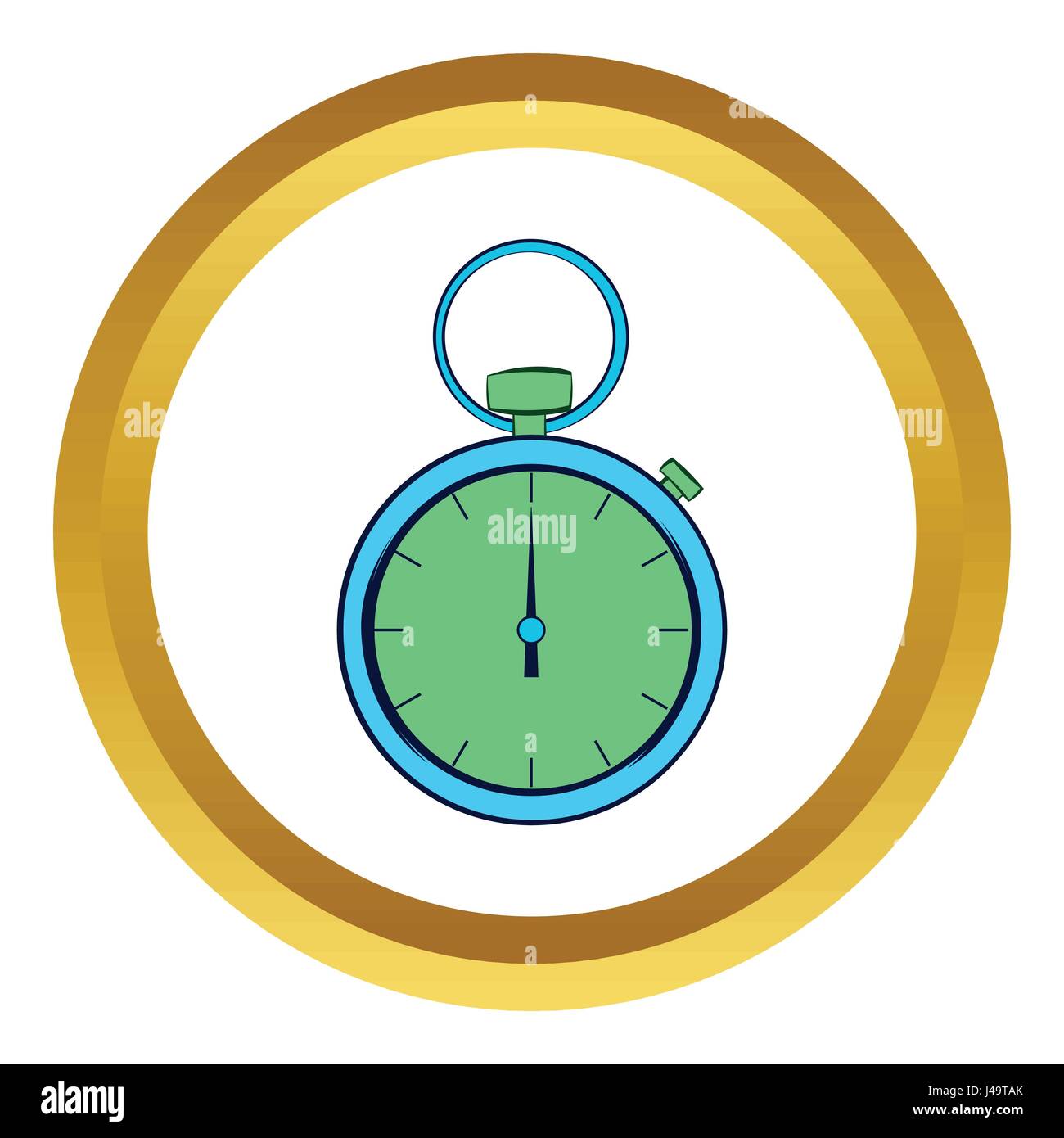 Pocket Watch Cartoon
