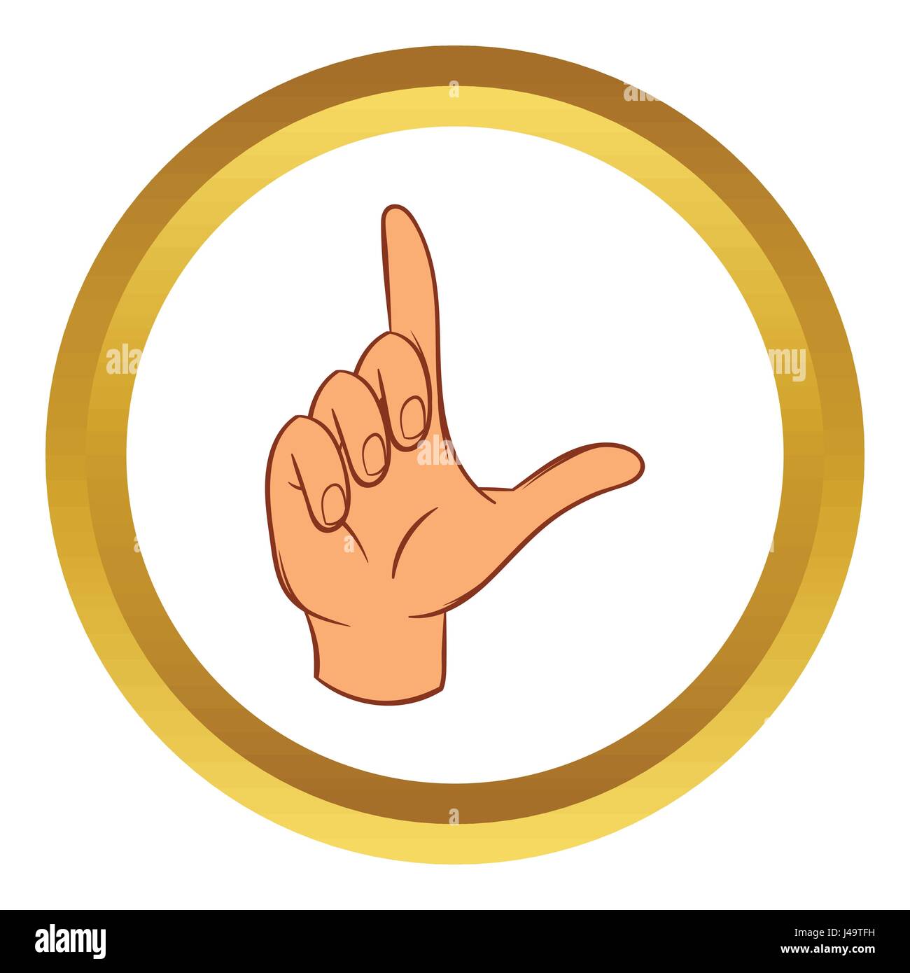 Man fist middle finger up Stock Vector Images - Alamy