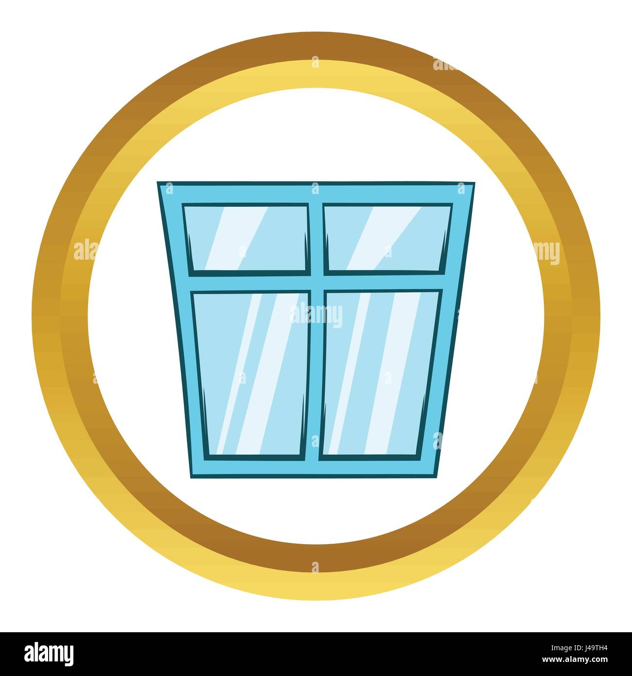 Window vector icon, cartoon style Stock Vector Image & Art - Alamy