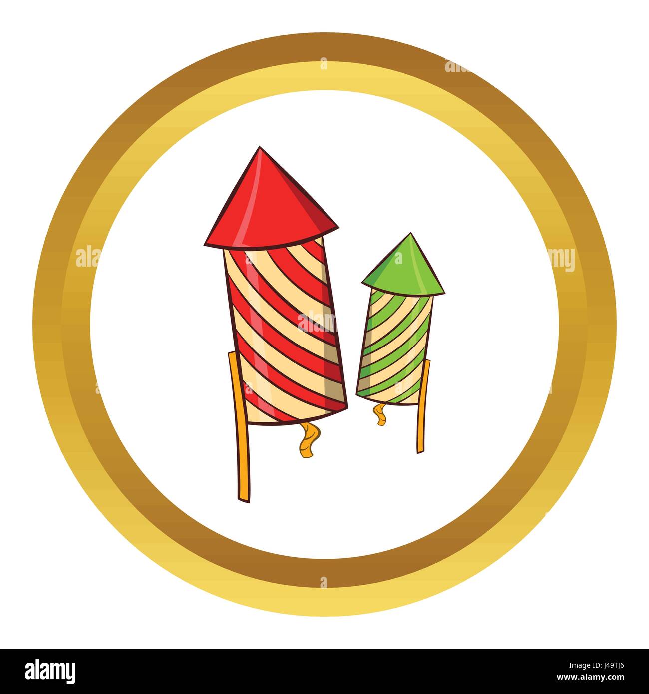 Firecracker vector icon, cartoon style Stock Vector Image & Art - Alamy