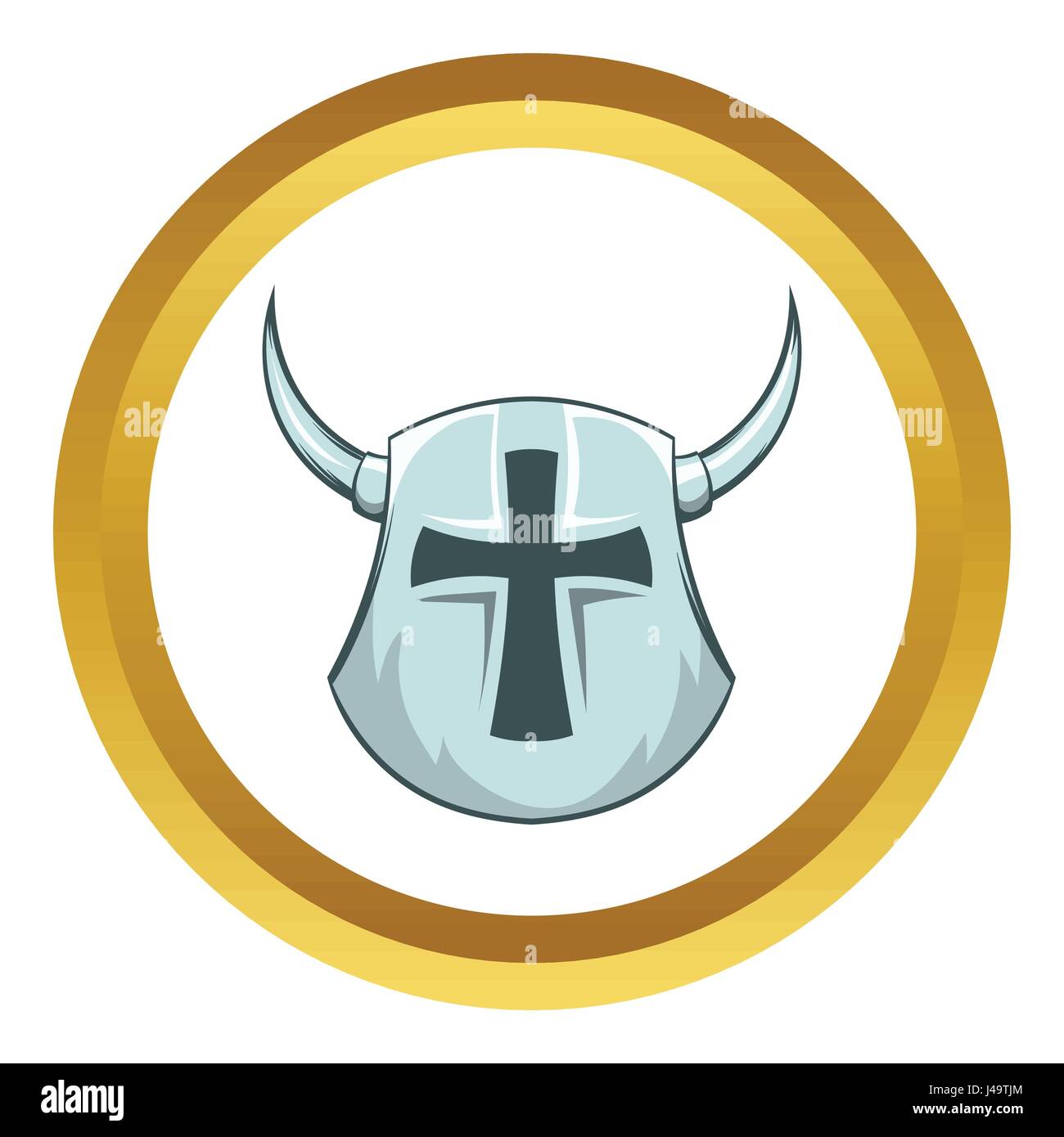 Medieval helmet vector icon Stock Vector Image & Art - Alamy