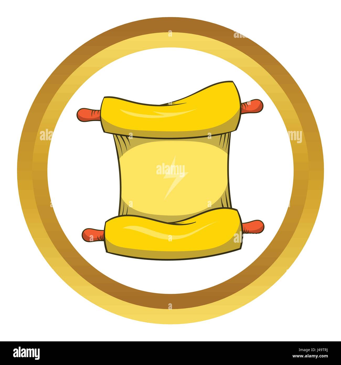 Ninja scroll vector icon cartoon hi-res stock photography and images ...