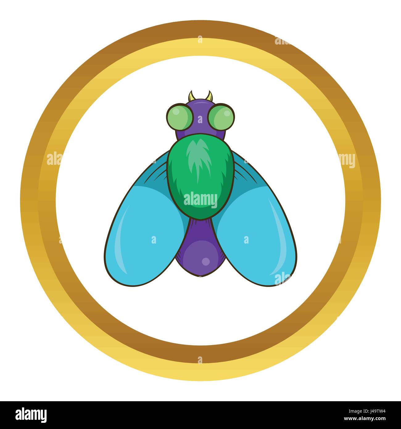 Fly vector icon Stock Vector Image & Art - Alamy