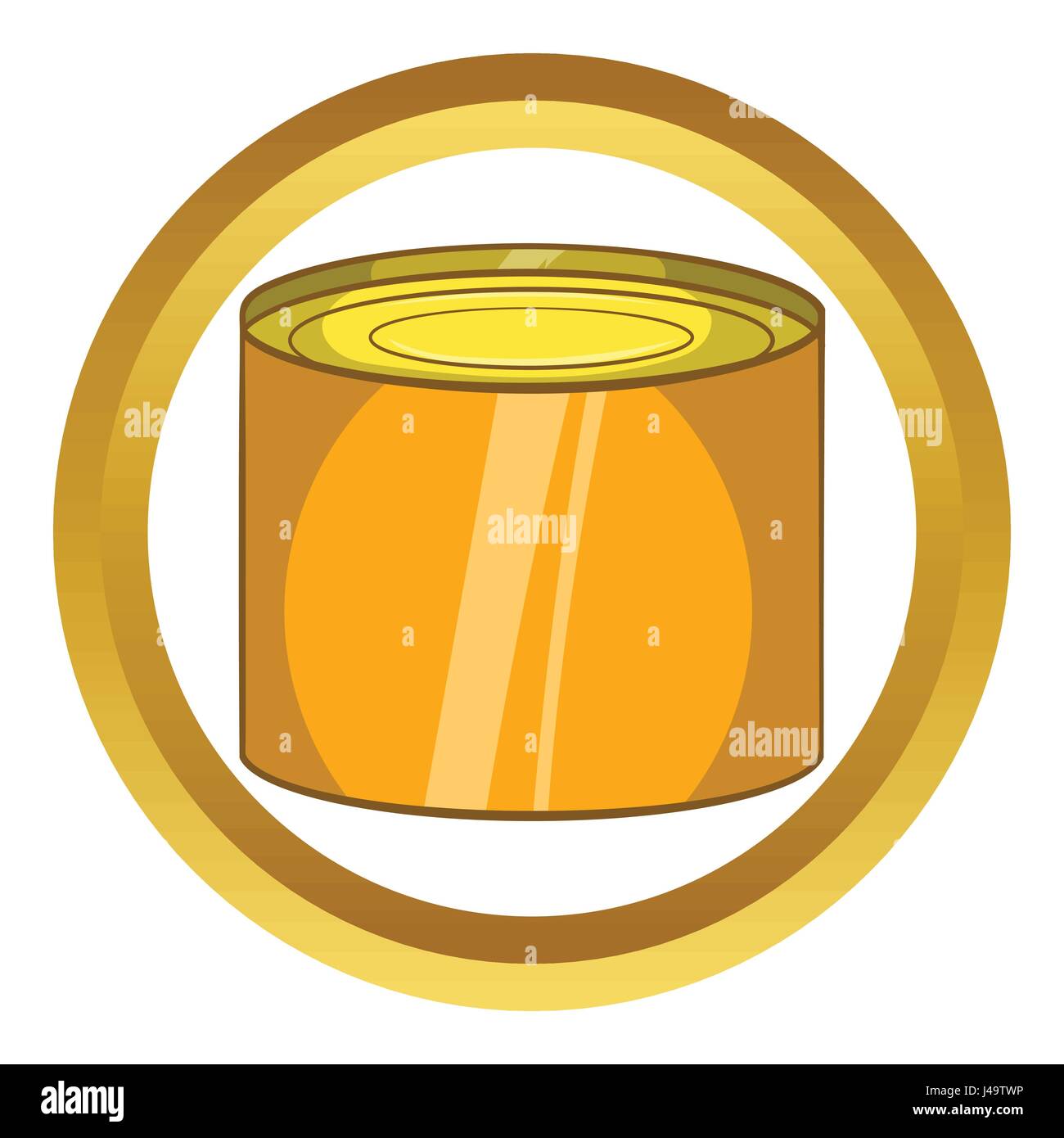 Tin packaging vector icon Stock Vector Image & Art - Alamy