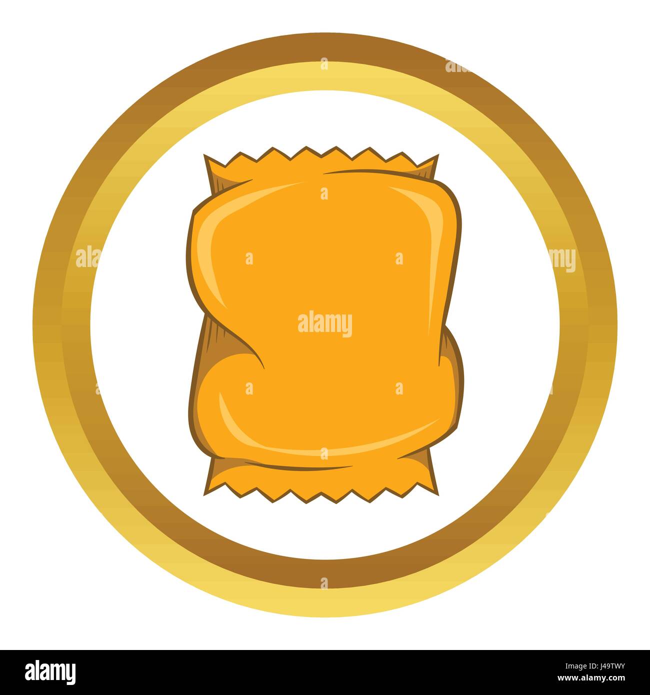 Crumpled packaging vector icon Stock Vector Image & Art - Alamy