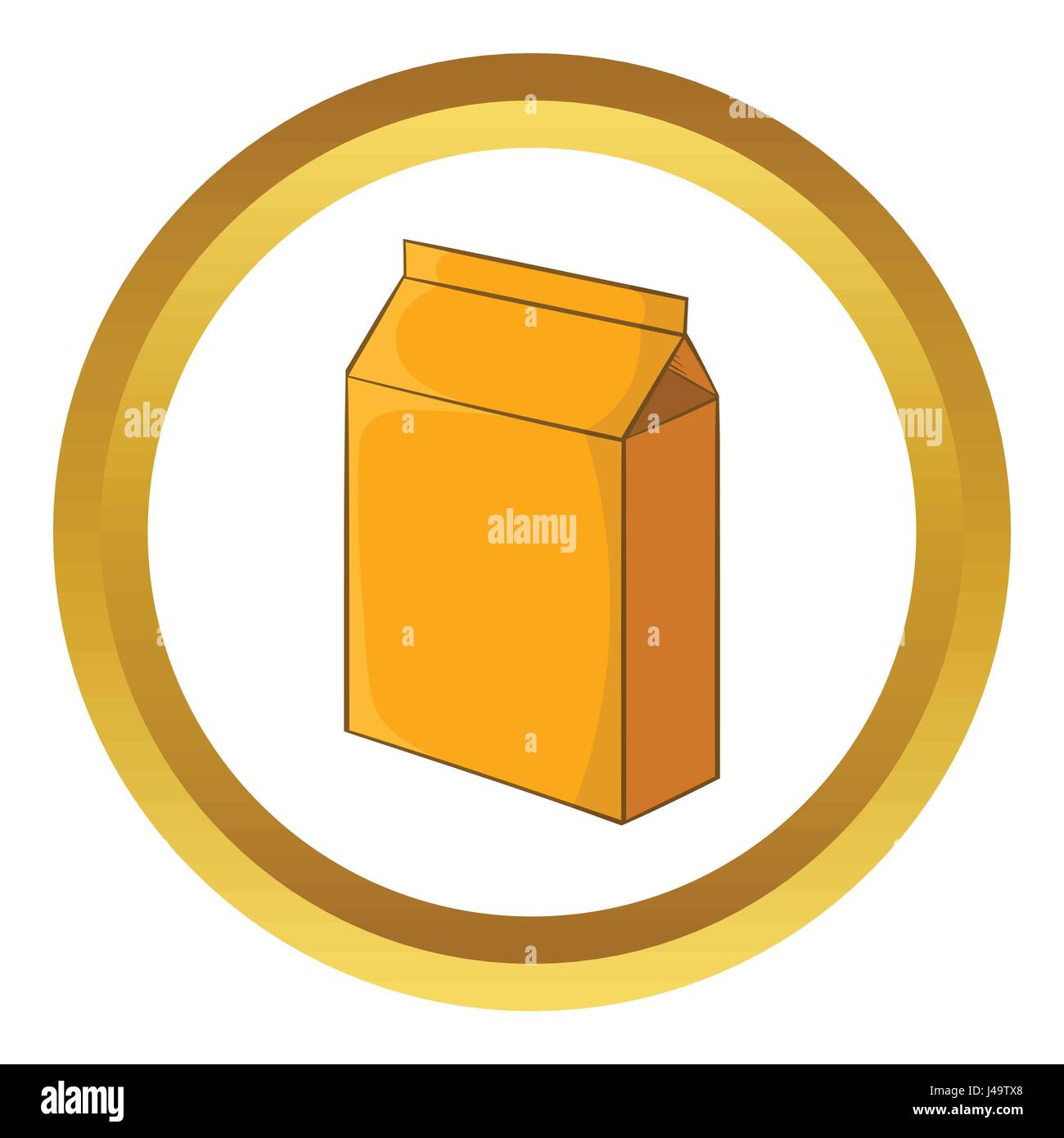 Cardboard packaging vector icon Stock Vector Image & Art - Alamy