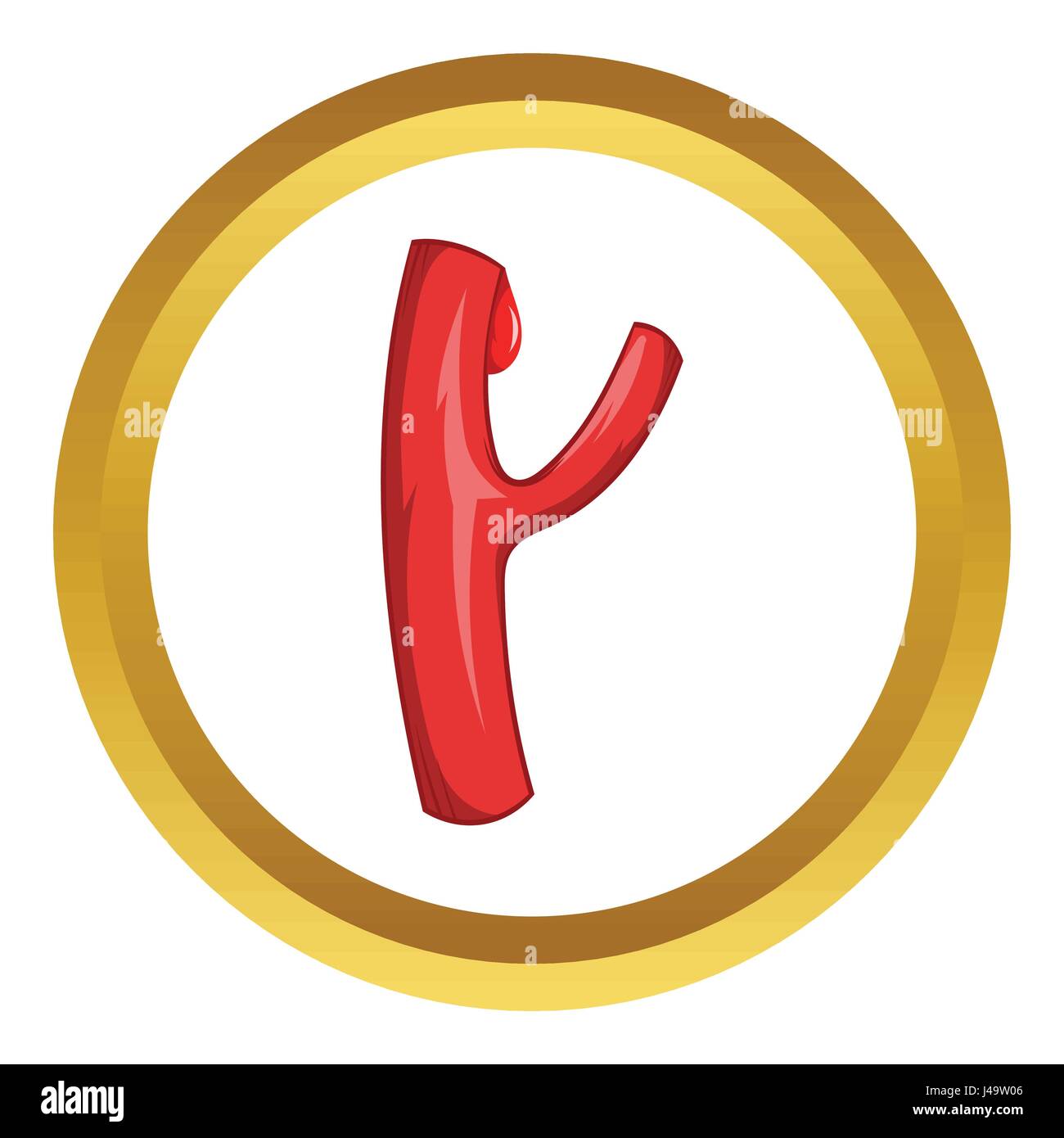 Blood vessel vector icon Stock Vector Image & Art - Alamy