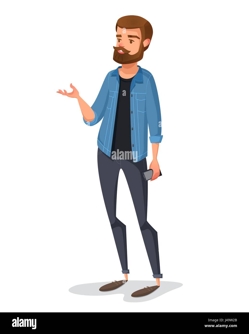 Cartoon male model guy High Resolution Stock Photography and Images - Alamy