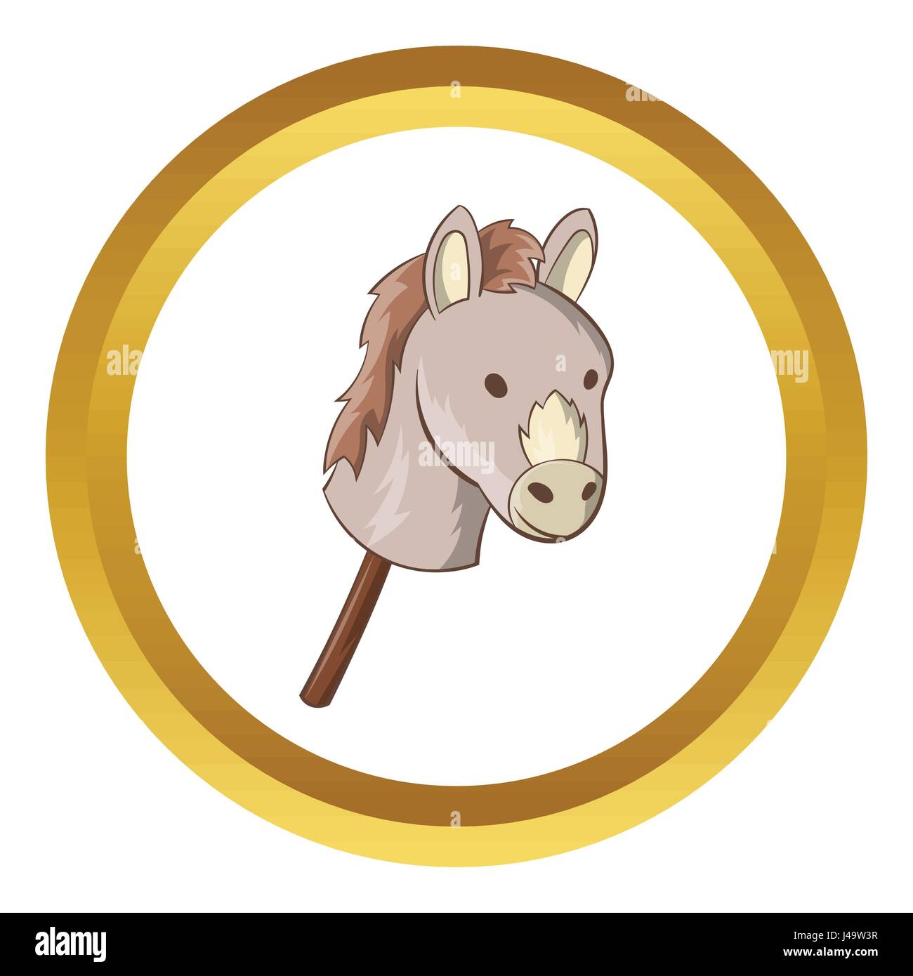 The eye of the donkey Cut Out Stock Images & Pictures - Alamy