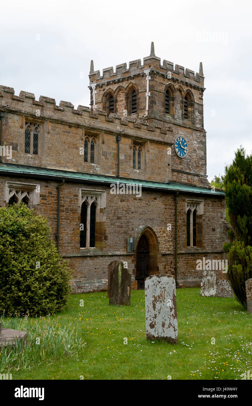 All Saints Church, Mears Ashby, Northamptonshire, England, UK Stock ...