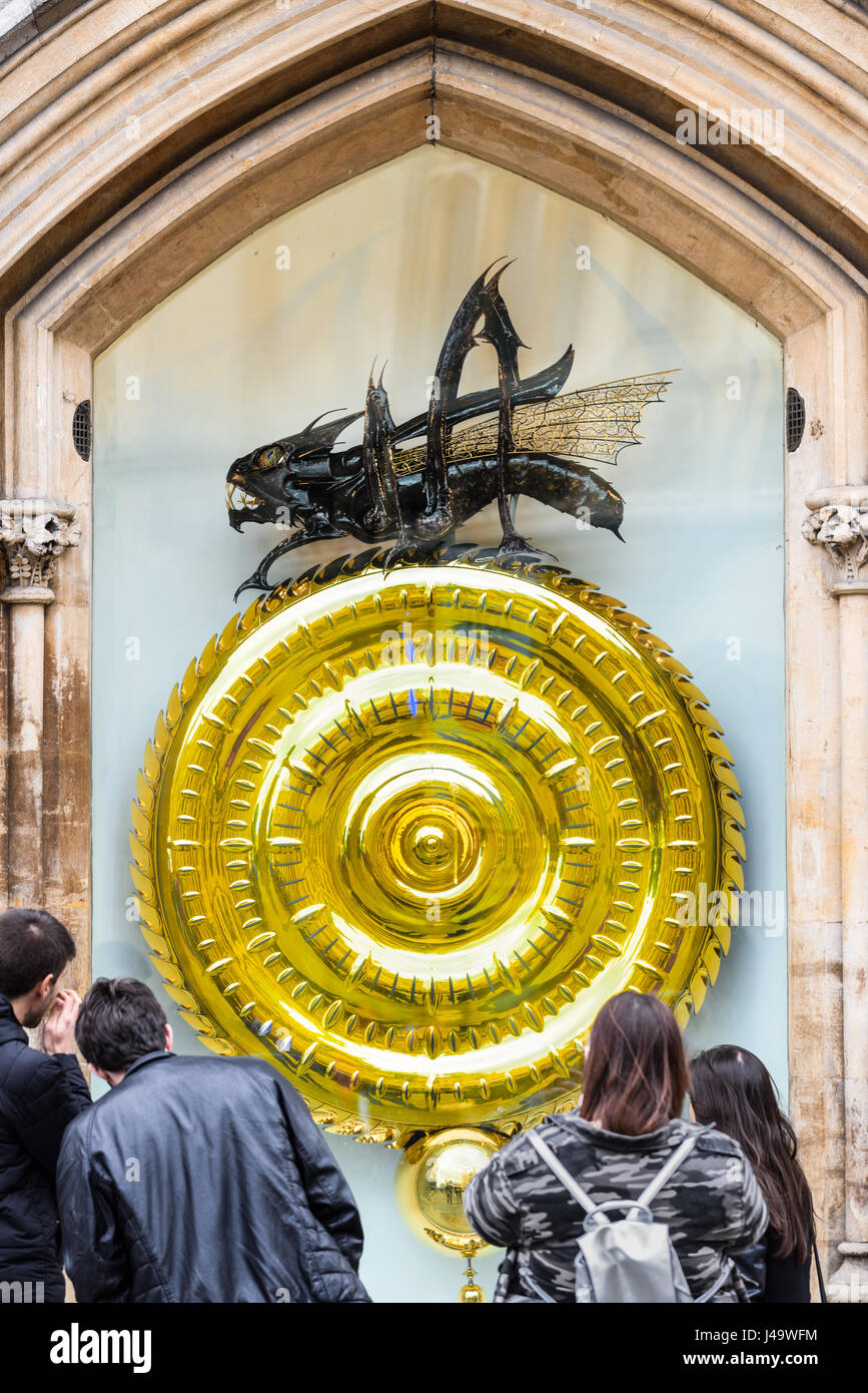 Corpus christi gold clock cambridge hi-res stock photography and images ...