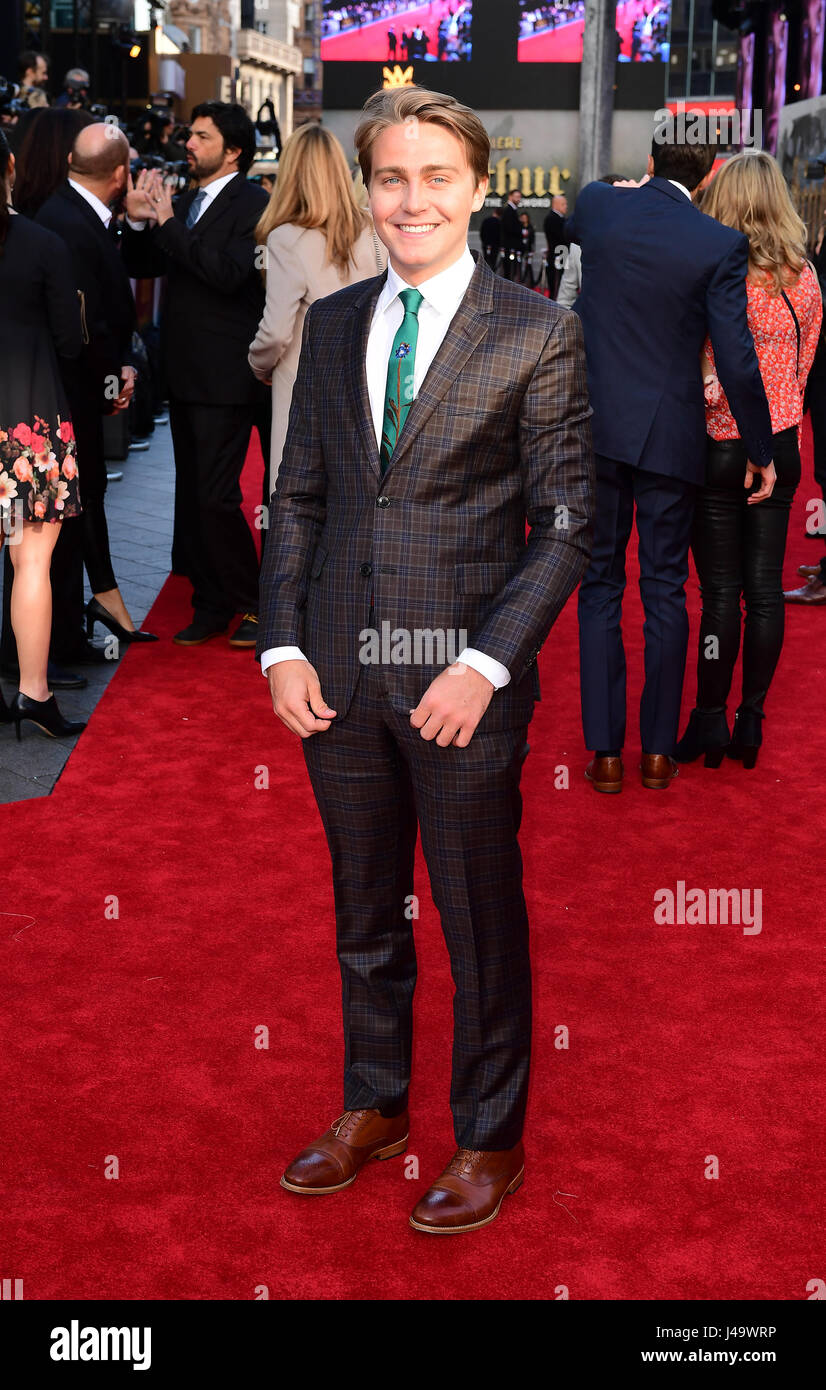 Barney Walsh arriving for the King Arthur European Premiere held at the ...