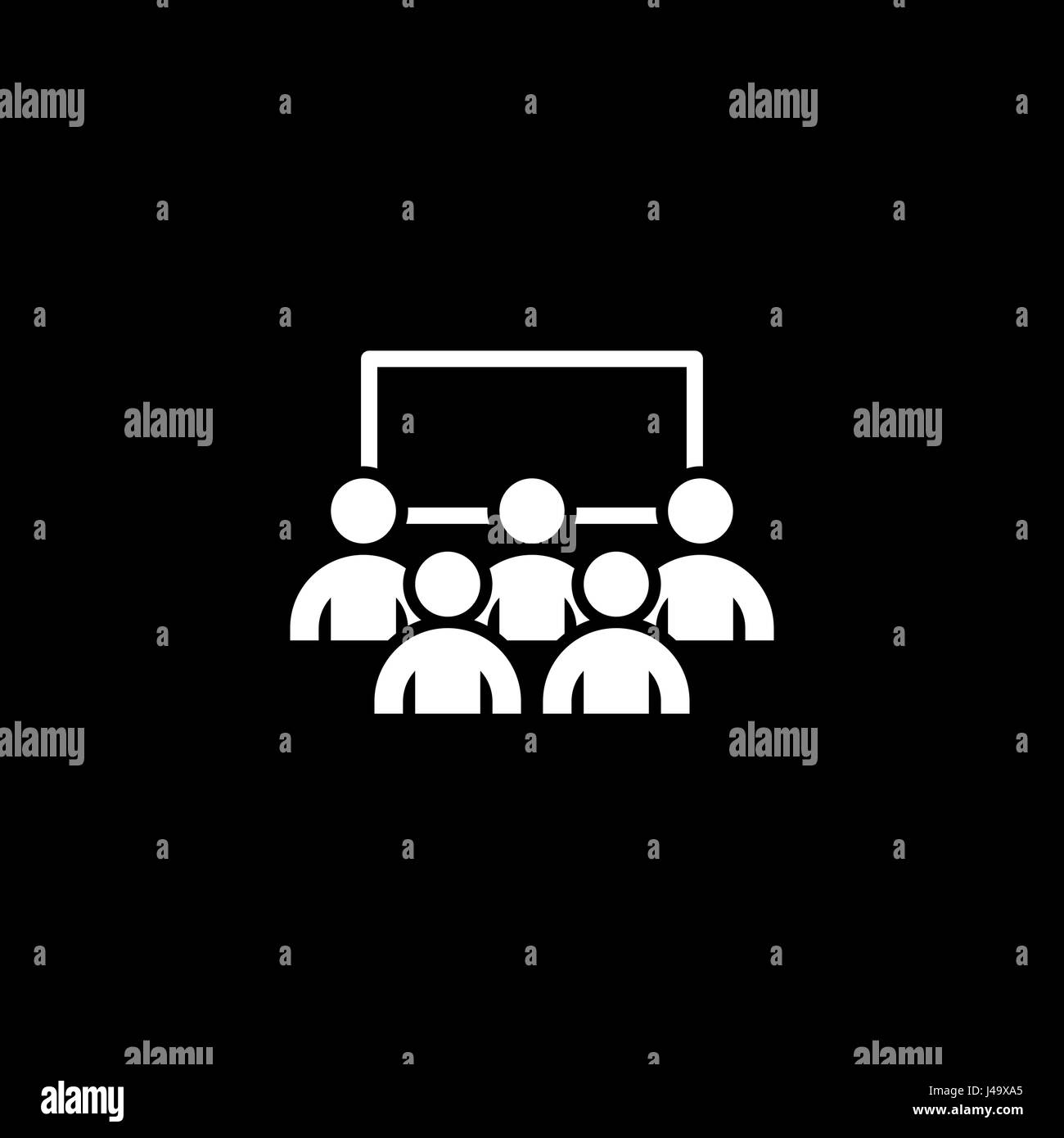 Business people presentation screen Stock Vector Images - Alamy