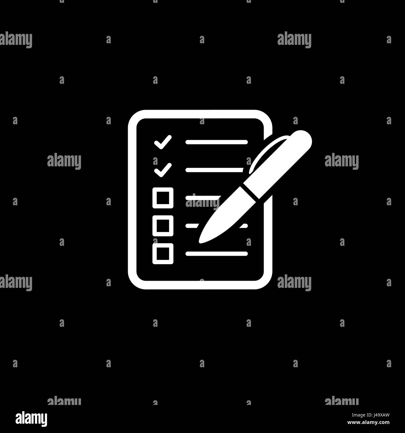 Check list icon hi-res stock photography and images - Alamy
