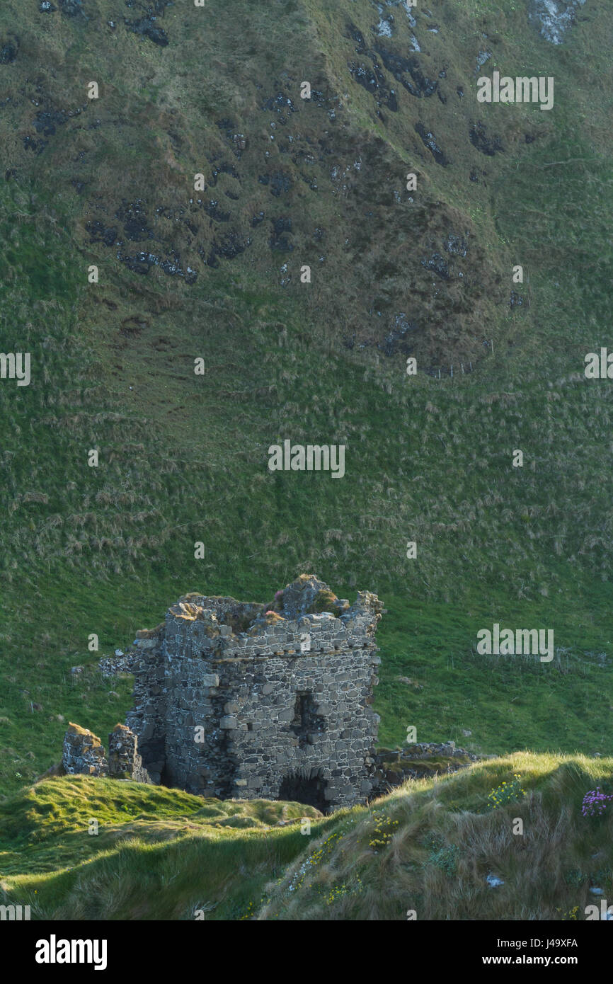 Kinbane Castle Co. Antrim N. Ireland Stock Photo - Alamy