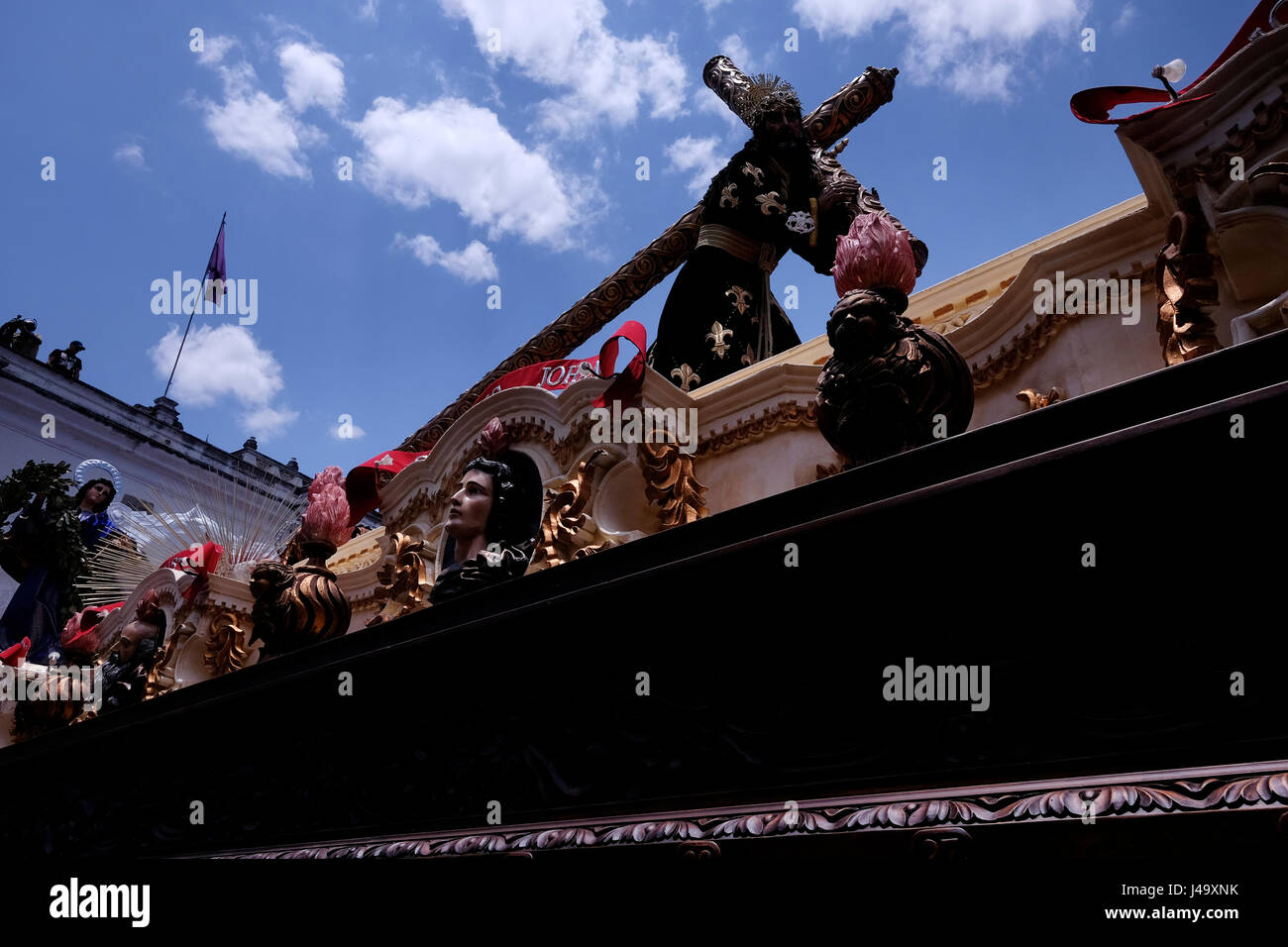 The Anda (Float) of Jesus carrying the cross during Semana Santa or ...