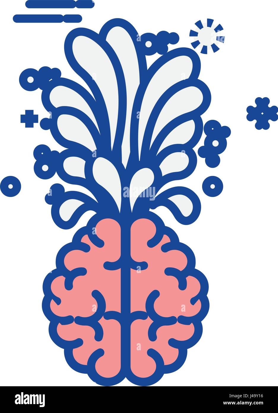 Human brain symbol Stock Vector Image & Art - Alamy