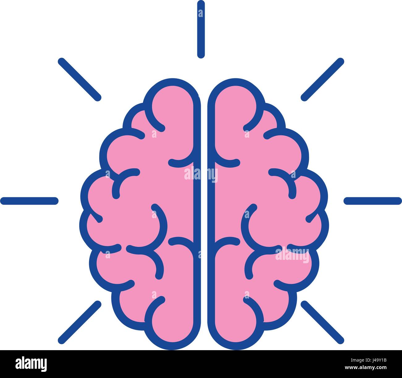 Human brain symbol Stock Vector Image & Art - Alamy