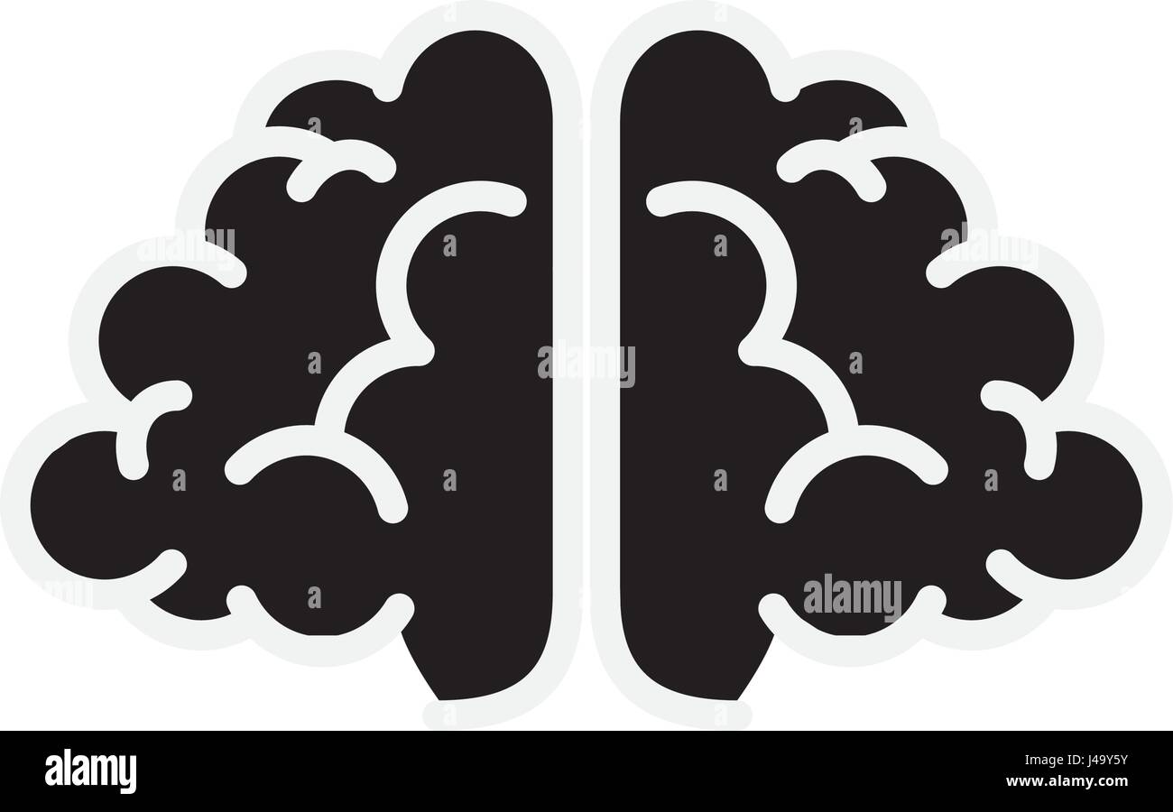 Human brain symbol Stock Vector Image & Art - Alamy