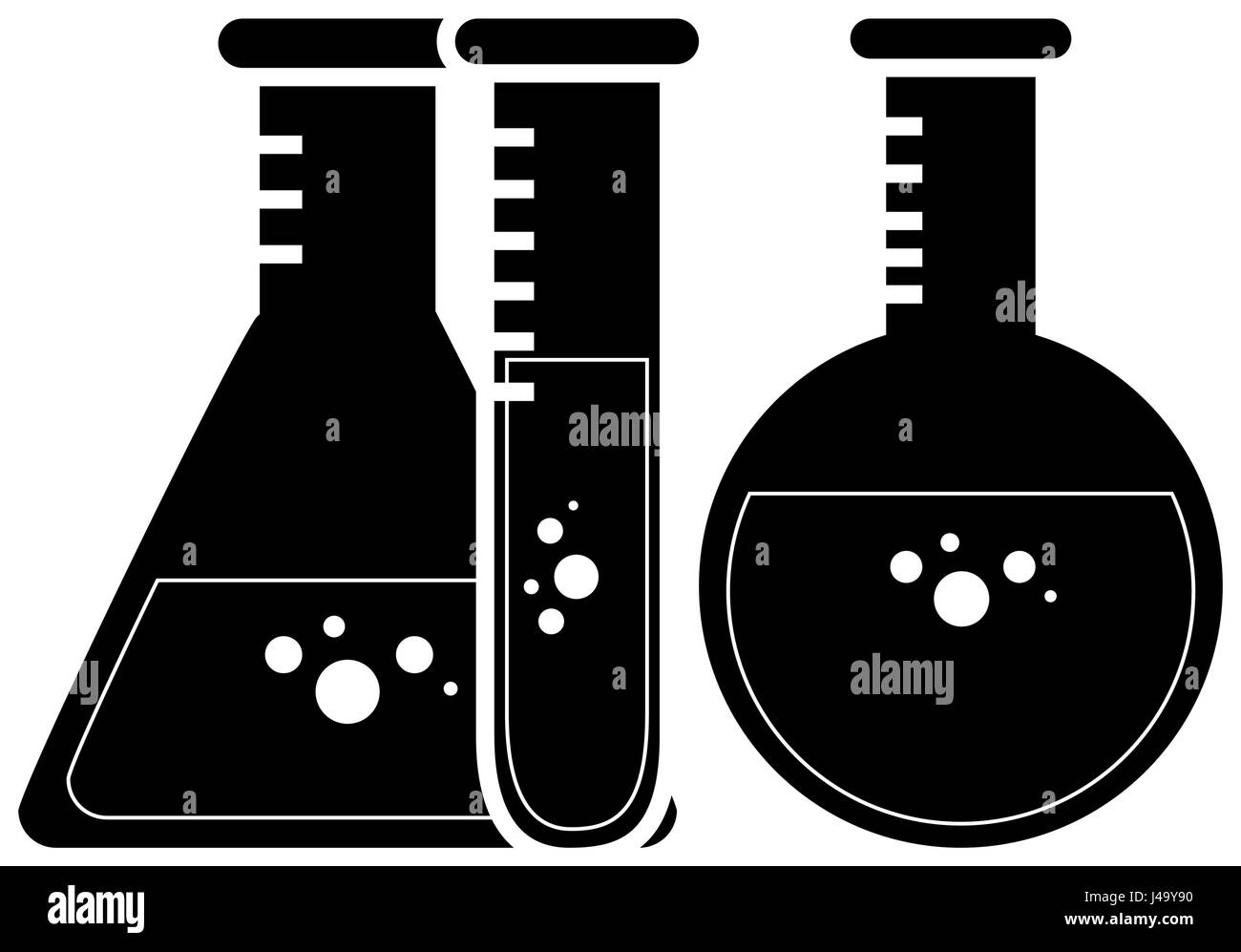 Chemistry flask glass Stock Vector Image & Art - Alamy