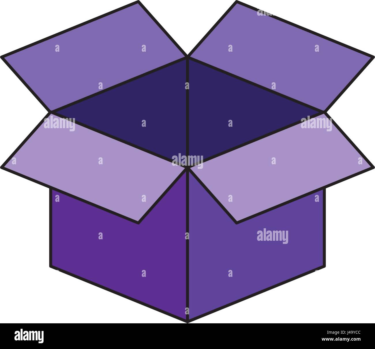 Purple post box Stock Vector Images - Alamy